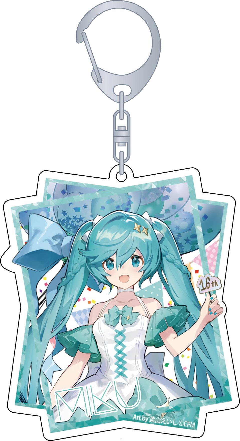 Vocaloid: 16th Bday Miku Key Chain | Chibi's Anime – Chibi's Anime ...