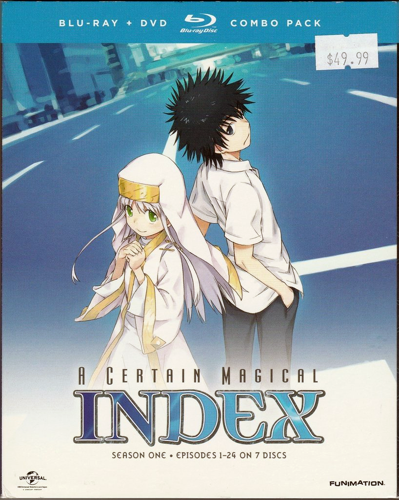A Certain Magical Index Complete Season 1 Blu-ray/DVD Combo Pack ...
